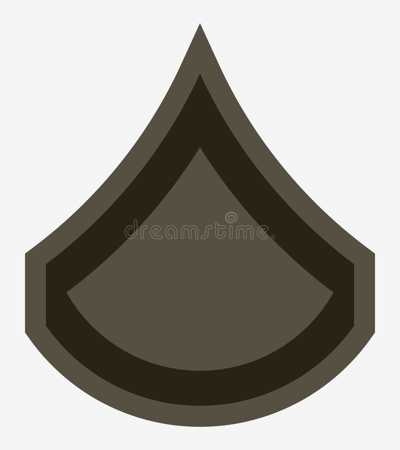 Military Ranks and Insignia. Stripes and Chevrons of Army Stock Vector ...