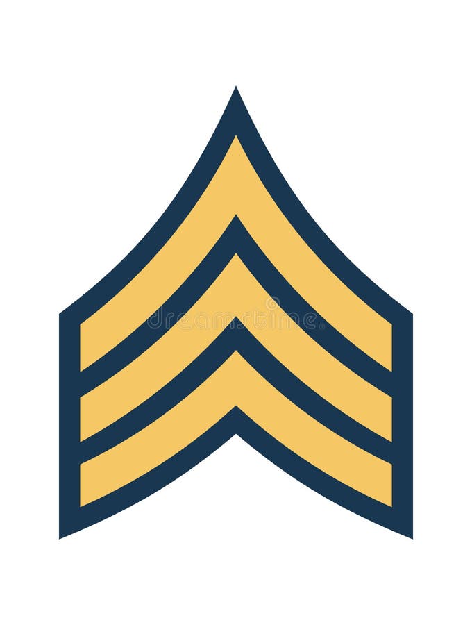 Military Ranks and Insignia. Stripes and Chevrons of Army Stock Vector ...