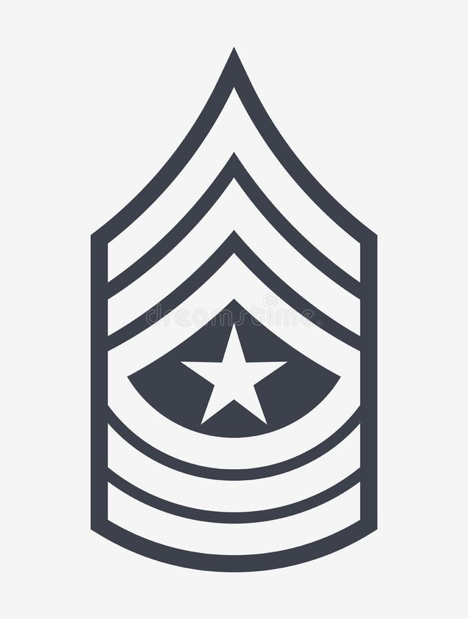 Sergeant Major Rank Insignia Stock Illustrations – 251 Sergeant Major ...