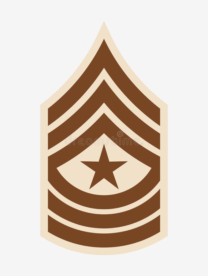 Military Ranks and Insignia. Stripes and Chevrons of Army Stock Vector ...