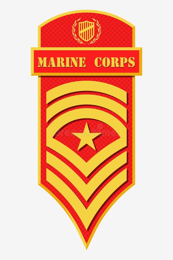 Military Ranks and Insignia. Stripes and Chevrons of Army Stock Vector ...