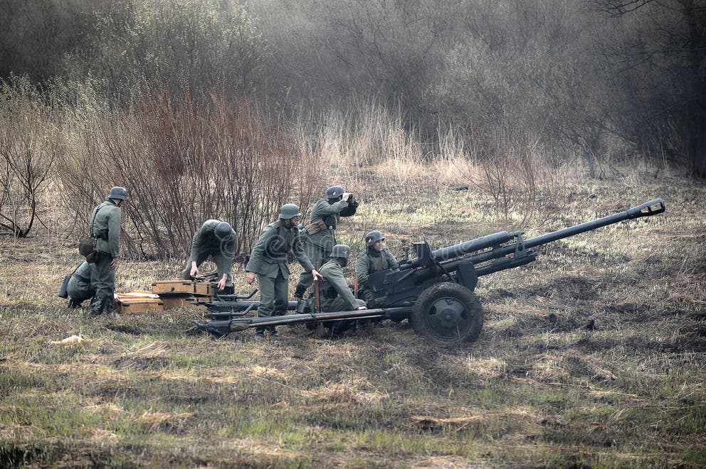 Military Reconstruction Battle Editorial Image - Image of forces, cold ...
