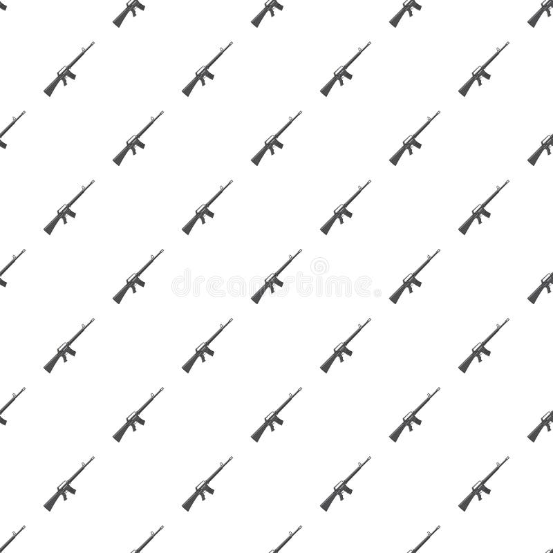 Military rifle pattern stock vector. Illustration of equipment - 120211366