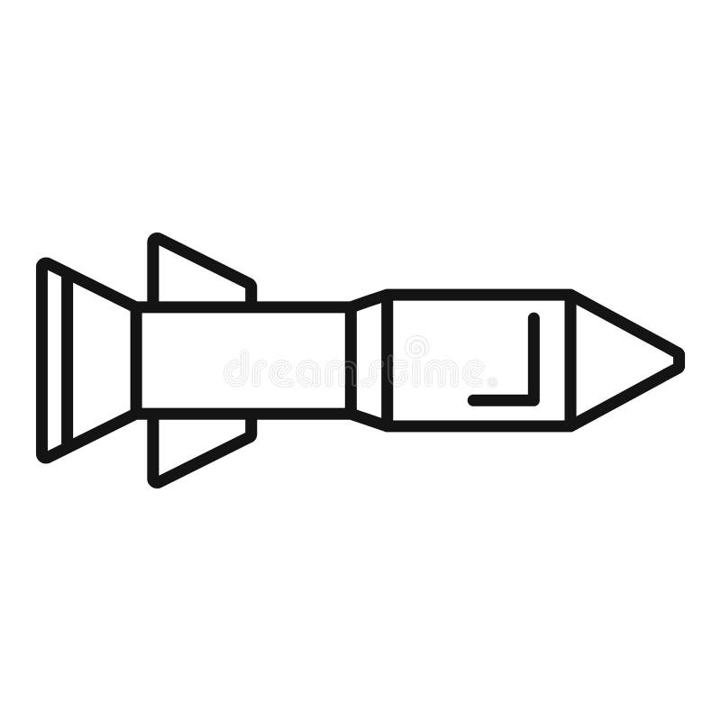 Military Rocket Missile is Flying through Air Stock Vector ...