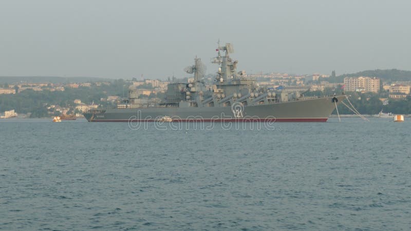 Military Rocket Ship on Parade Stock Video - Video of sevastopol ...