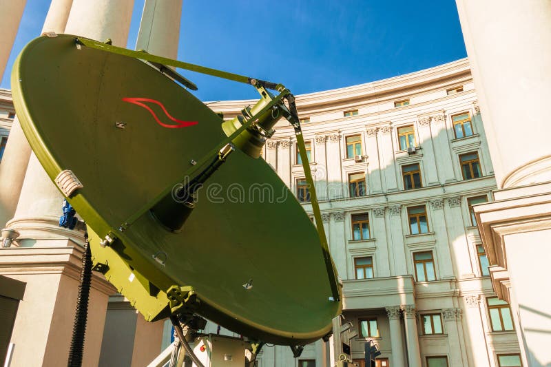 Military Satellite Central Field Station Editorial Image - Image of ...