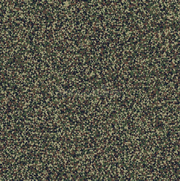 Military Seamless Camouflage Pattern. Background is Made Up of Randomly ...