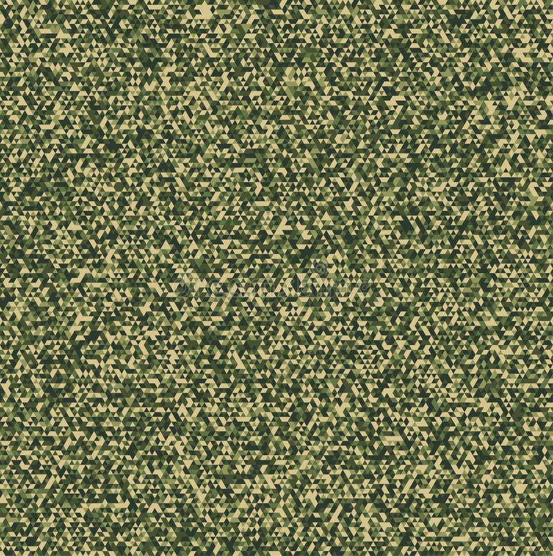 Military Seamless Camouflage Pattern. Background is Made Up of Randomly ...