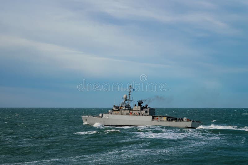 Military ship editorial stock image. Image of defense - 95049099