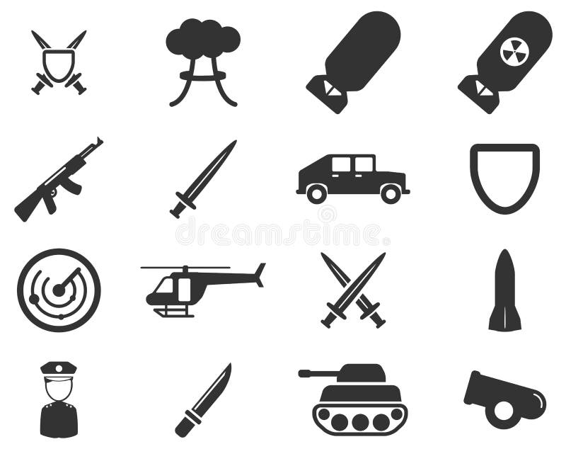 Military simply icons stock vector. Illustration of epaulets - 66071707