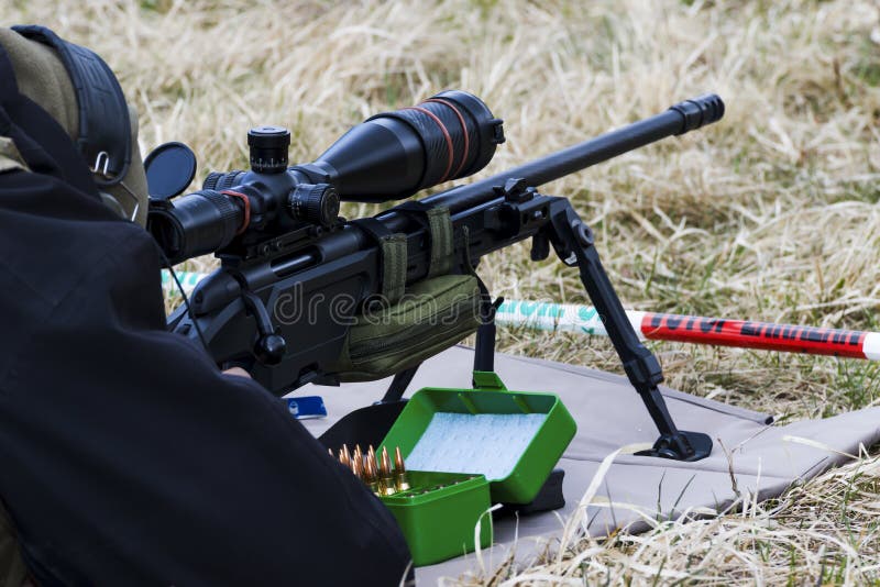 Military sniper stock image. Image of racing, isolated - 69120471