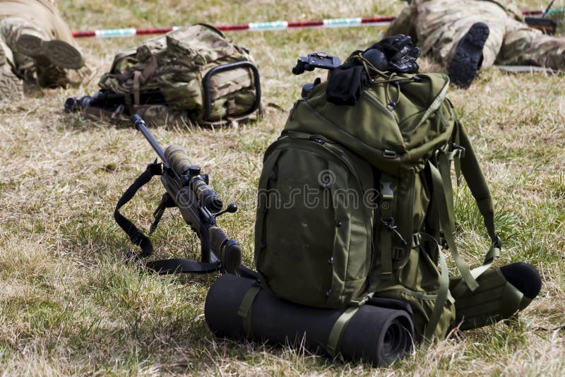Military sniper stock photo. Image of power, danger, forces - 69120596