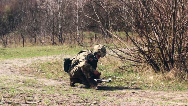 Military Soldiers at Tactical Exercises Stock Footage - Video of ...