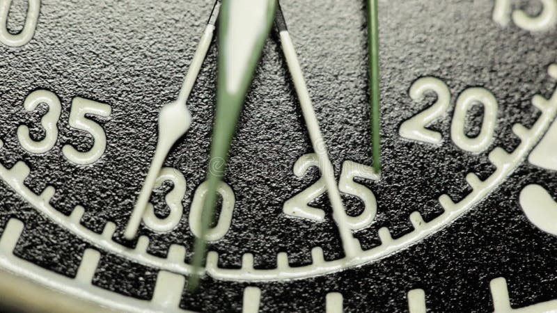 Military Stopwatch Clock Face Close Up. Stock Video - Video of instant ...