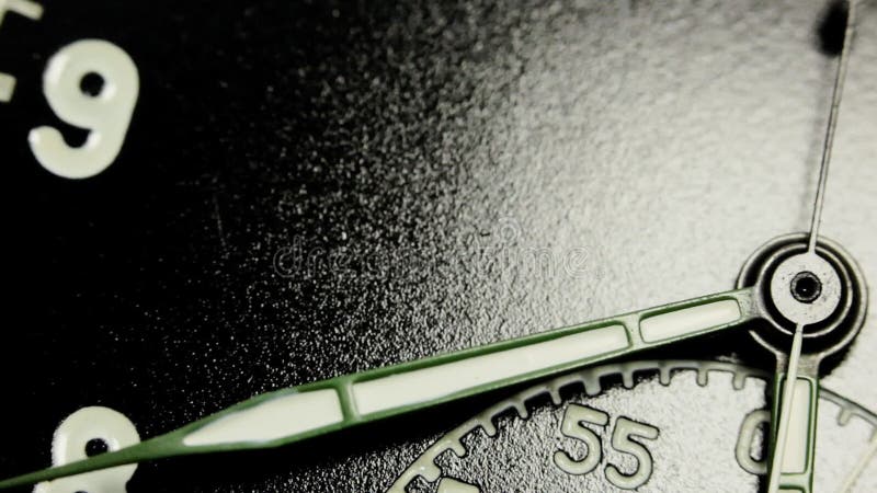 Military Stopwatch Clock Face Close Up. Stock Video - Video of instant ...