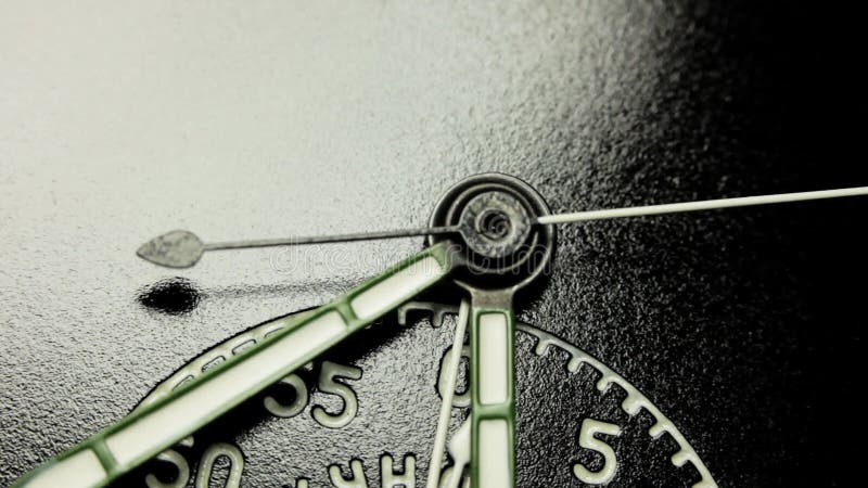 Military Stopwatch Clock Face Close Up. Stock Video - Video of military ...