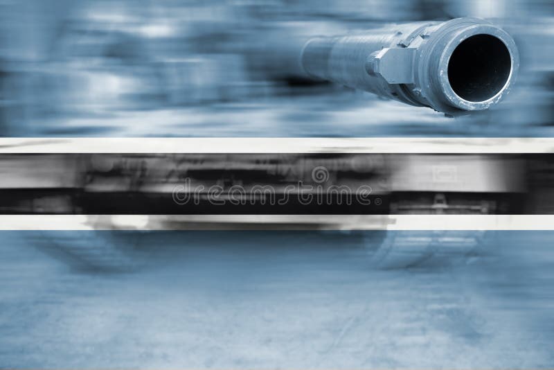 Military Strength Theme, Motion Blur Tank with Botswana Flag Stock ...