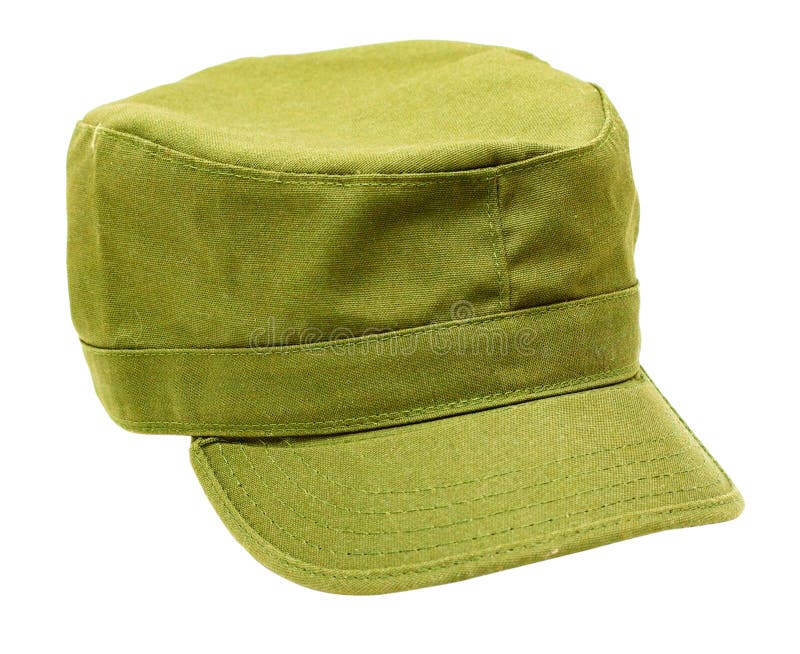 Military-style cap stock image. Image of white, clothing - 9440445