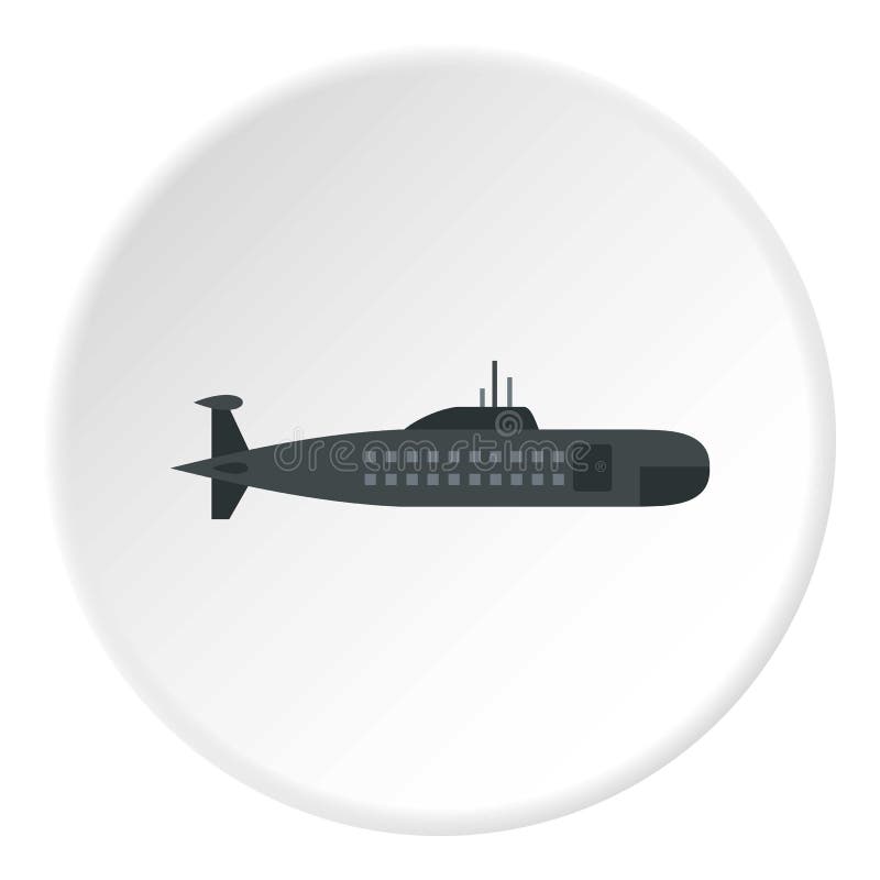 Military Submarine Icon, Simple Style Stock Vector - Illustration of ...