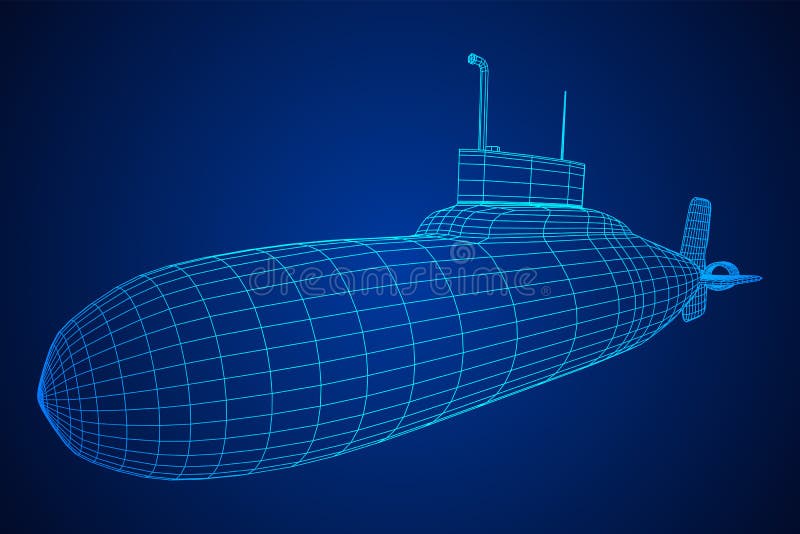 Military submarine vector stock vector. Illustration of mission - 176053861