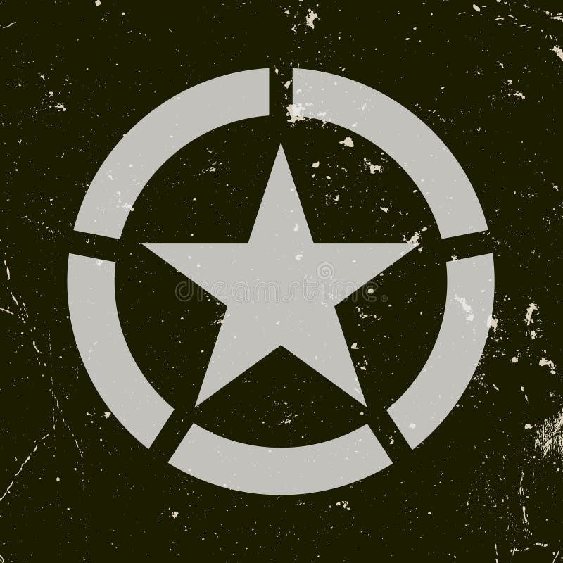 Military symbol stock vector. Illustration of vector - 42234233