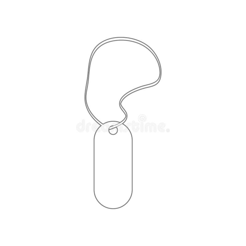 Military Tag. Logo of Military Icon. Element of Army for Mobile Concept ...