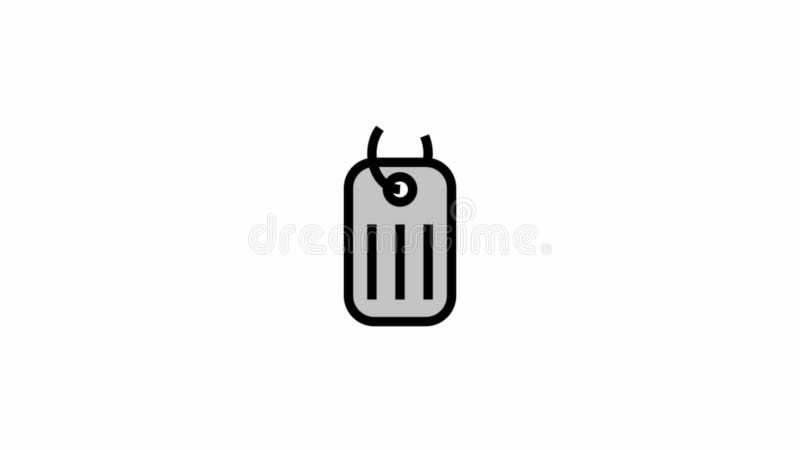 Military Tag Symbol - Military Icon Stock Footage - Video of ...