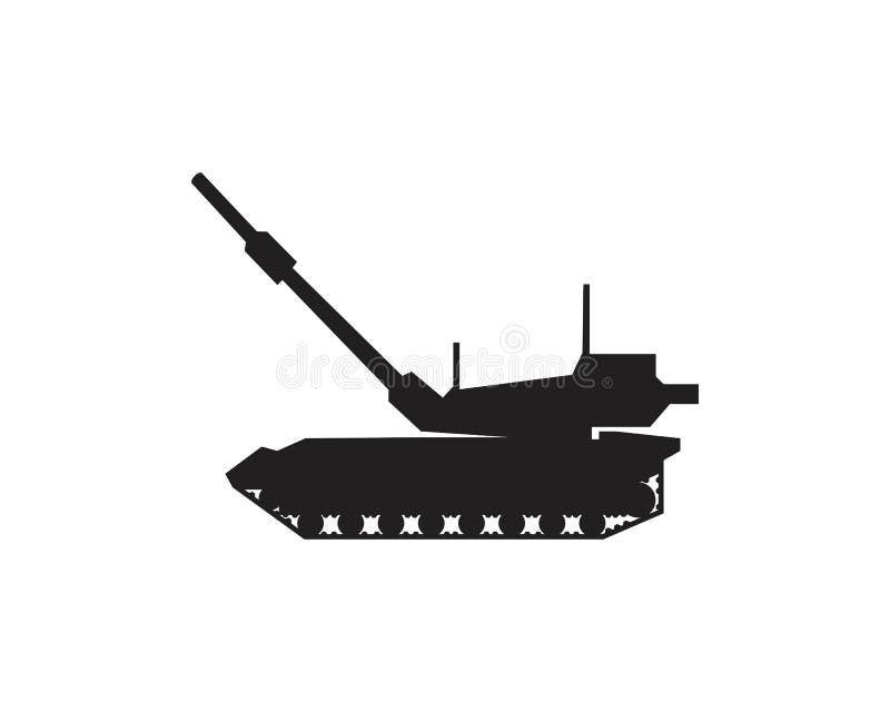 Military Tank Logo Vector Template Stock Vector - Illustration of ...