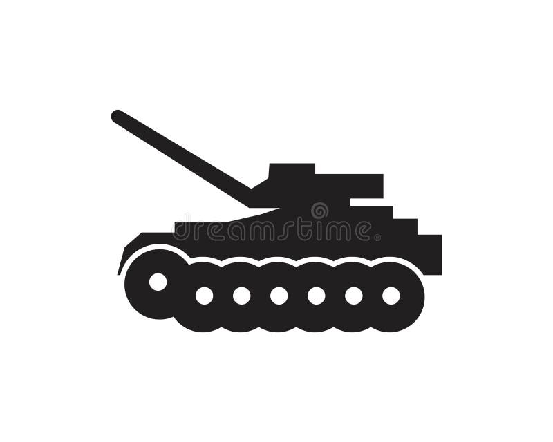 Military Tank Logo Vector Template Stock Vector - Illustration of ...