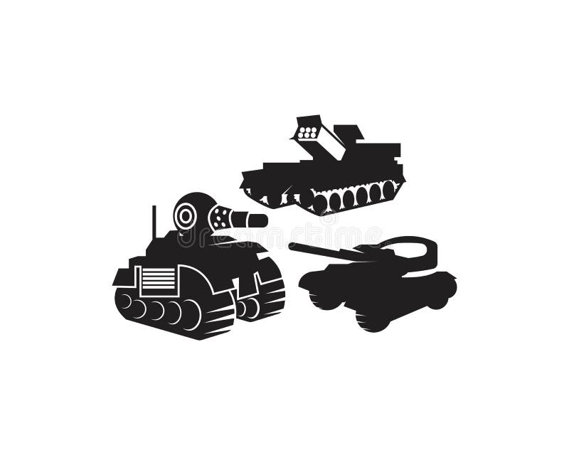 Military Tank Logo Vector Template Stock Vector - Illustration of ...