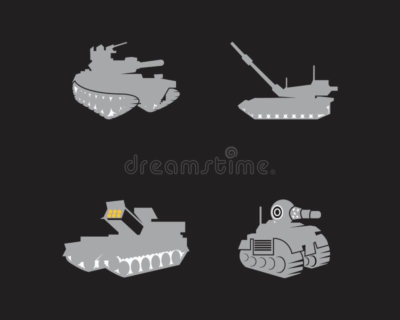 Military Tank Logo Vector Template Stock Vector - Illustration of tank ...