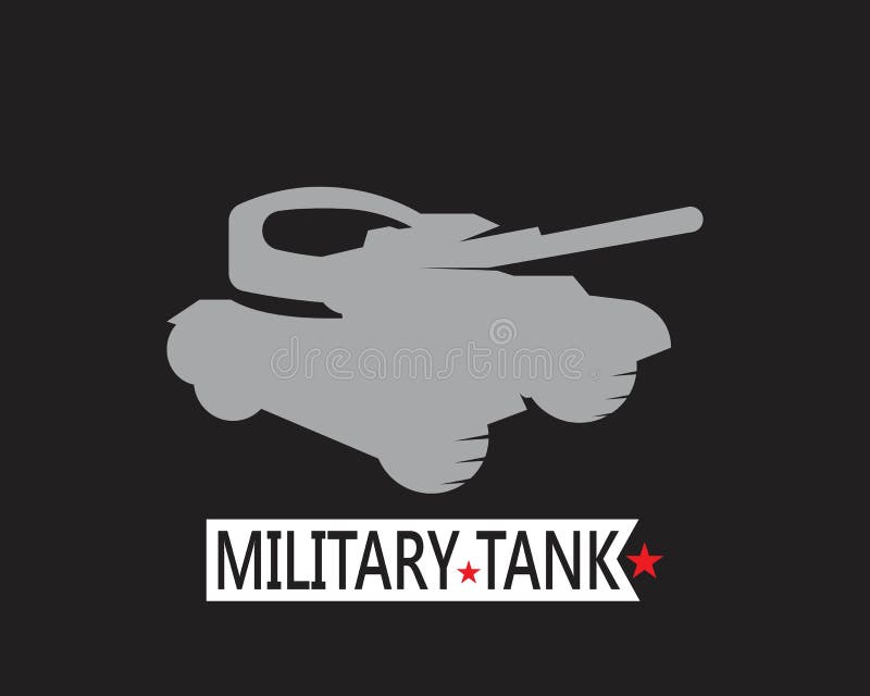 Military Tank Logo Vector Template Stock Vector - Illustration of ...