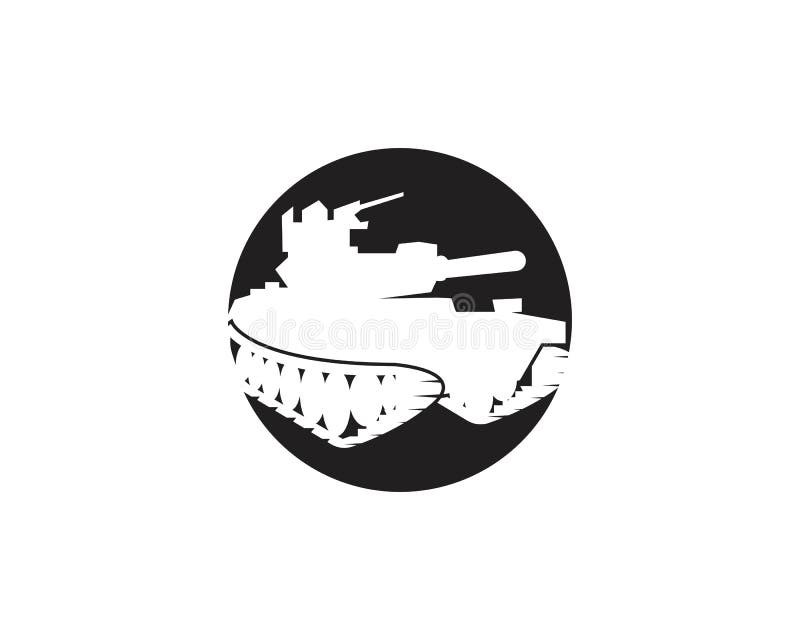Military Tank Logo Vector Template Stock Vector - Illustration of ...