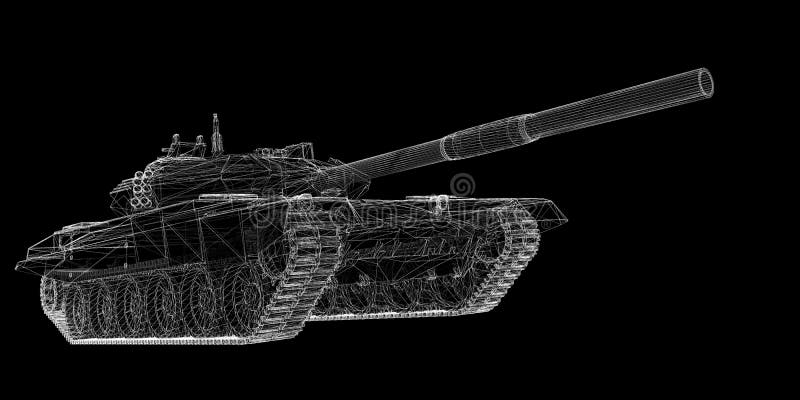 Military tank stock illustration. Illustration of army - 45339075