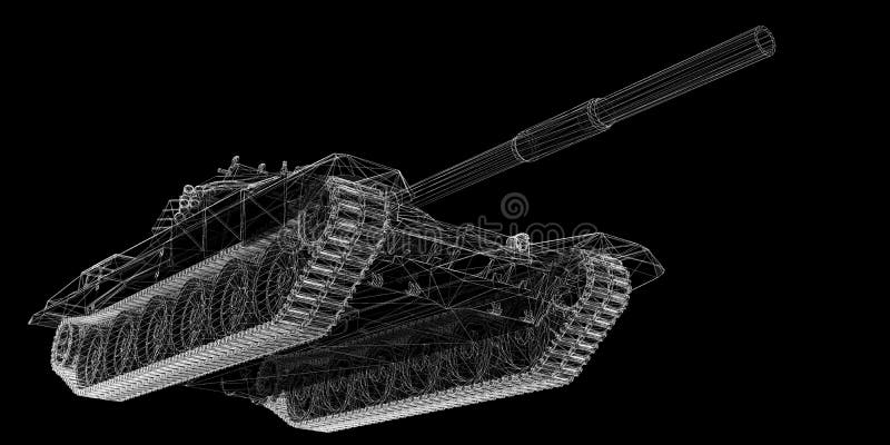 Military tank stock illustration. Illustration of cannon - 45340495