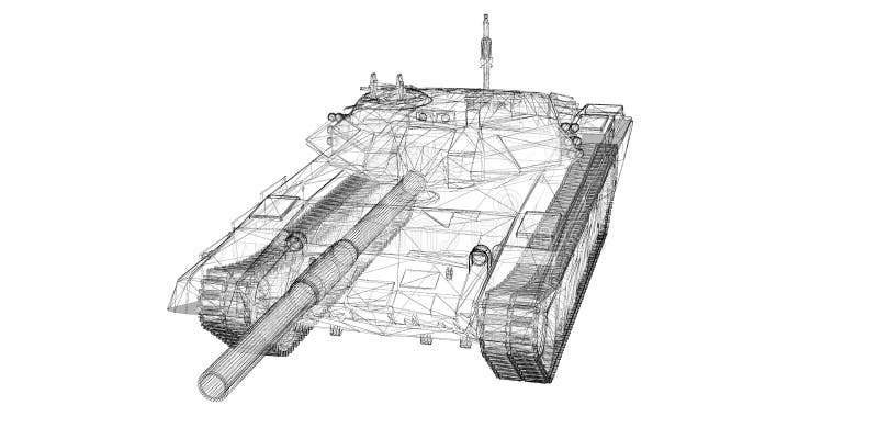 Military tank stock illustration. Illustration of army - 45499117