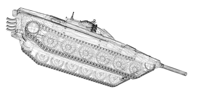 Military tank stock illustration. Illustration of technology - 45499140