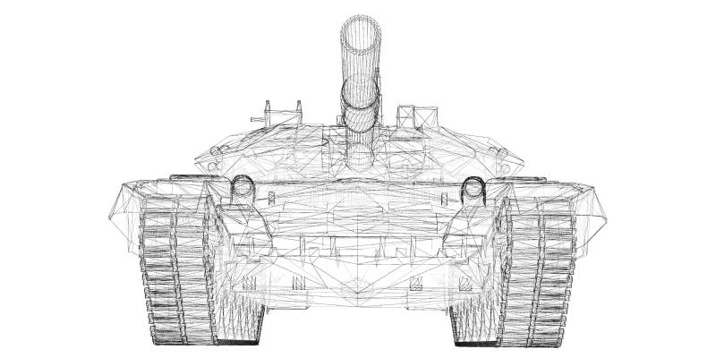 Military tank stock illustration. Illustration of battle - 45499515