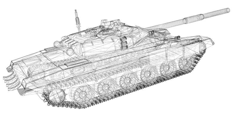 Military tank stock illustration. Illustration of armed - 45499535