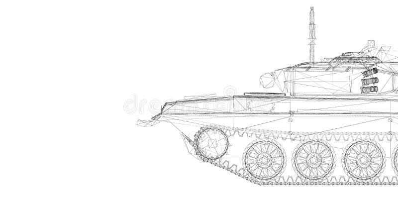 Military tank stock illustration. Illustration of battle - 45499948