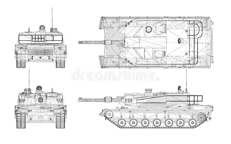 Military tank stock illustration. Illustration of equipment - 47371418