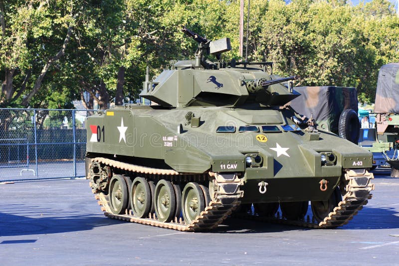 Military Tank Side View