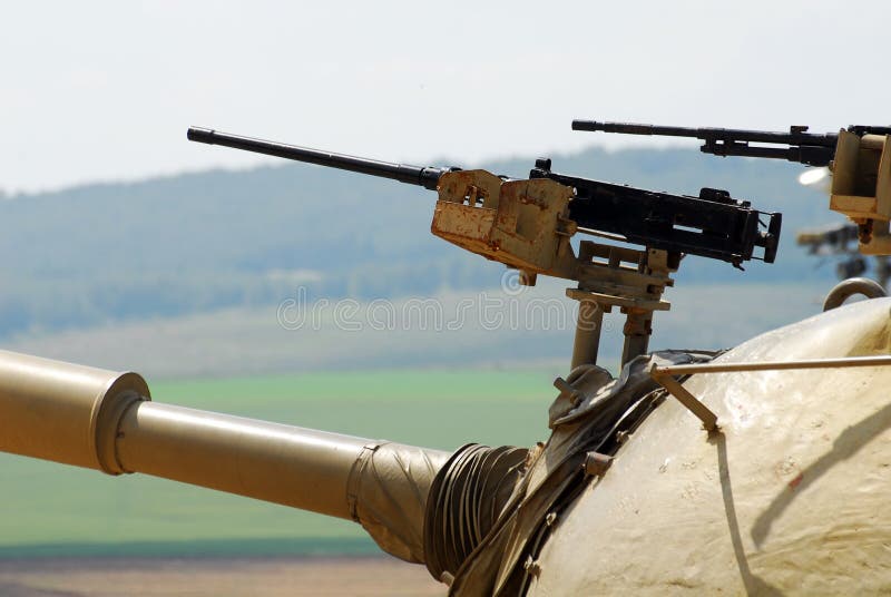 Military Tank Turret in Israel Stock Image - Image of armor, battle ...