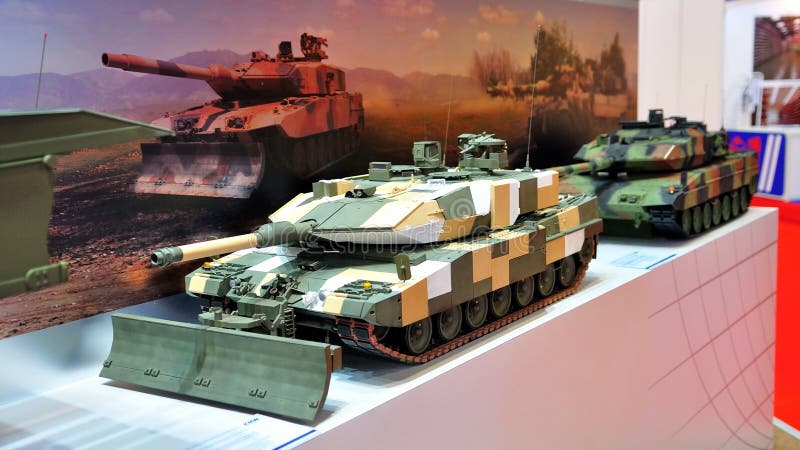 Military Tanks on Display at Singapore Airshow Editorial Photography ...