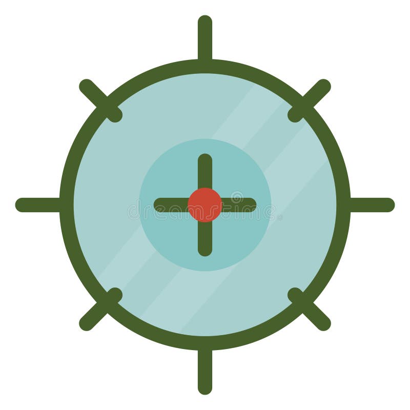 Military target symbol stock vector. Illustration of technology - 350324076
