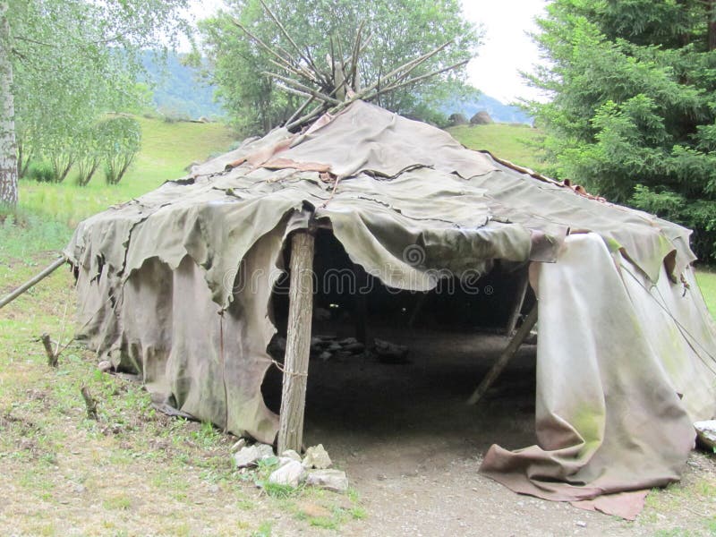 Military Tent in Army Camp of Ww2 Us Stock Image - Image of nature ...