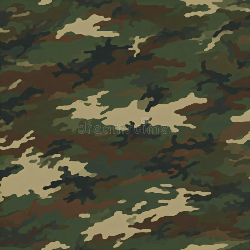 Military Texture Camouflage As Background Stock Illustration ...