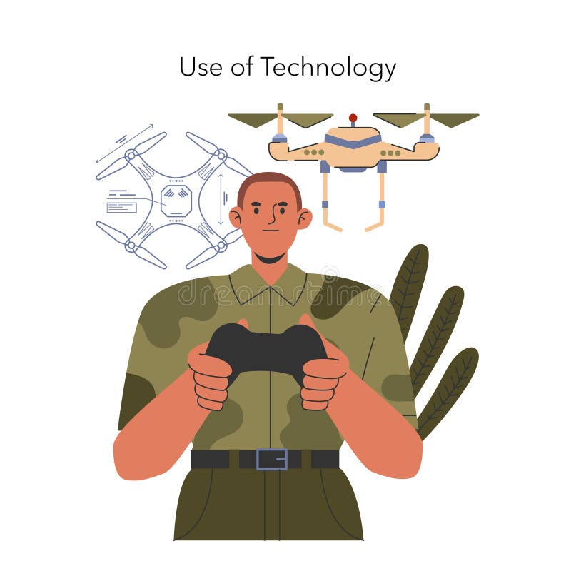 Military Training Flat Composition Stock Vector - Illustration of ...