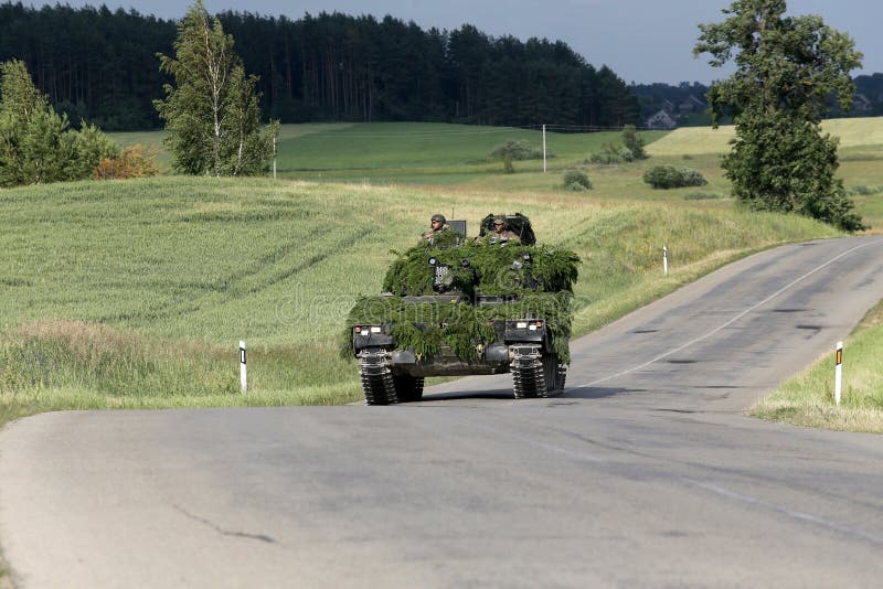 Military Training, Maneuvers in Lithuania 06 18 2016 Editorial Stock ...