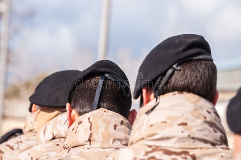 Military Troops in Formation Stock Image - Image of camouflage, order ...